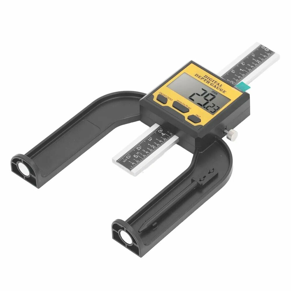 Цифровой глубиномер для деревообработки 0,01 мм, прибор для измерения глубины