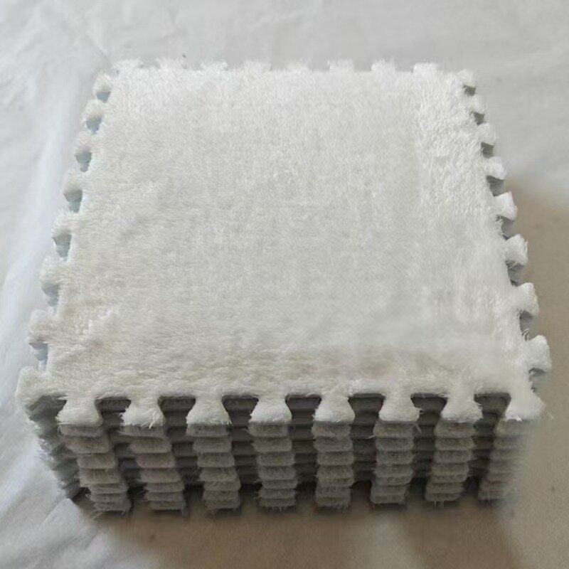 Напольное покрытие "Шахматная доска", спортивное, нескользящее, 30x30 см, 10 штук