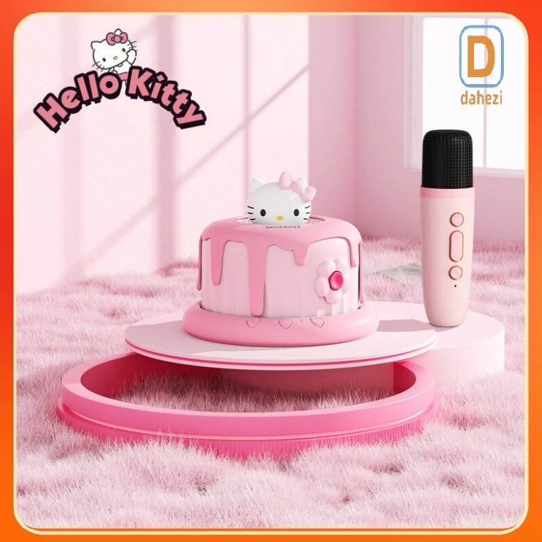Беспроводной динамик Bluetooth singing cake speaker Hello Kitty-одиночный микрофон