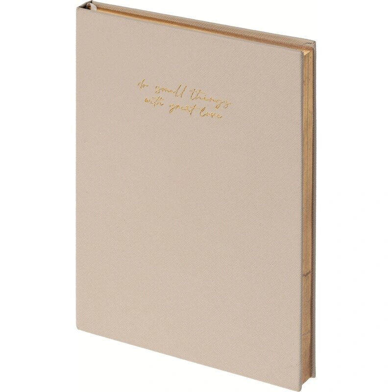 Ежедневник недатированный серый, А5 136 л, Do small things, ATTACHE