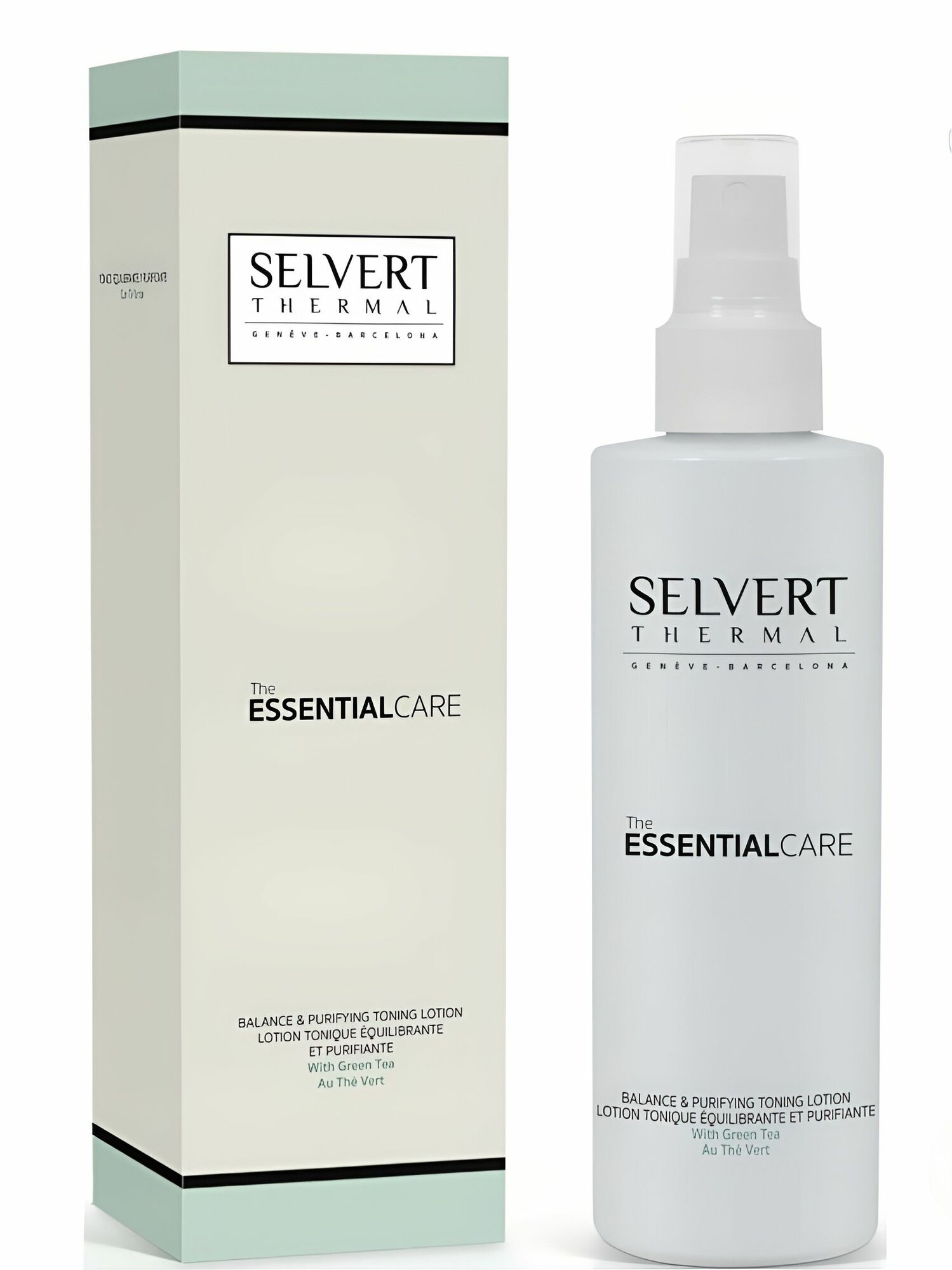 Selvert Thermal Очищающий Восстанавливающий баланс тоник для жирной и комбинированной кожи с зеленым чаем 200 мл