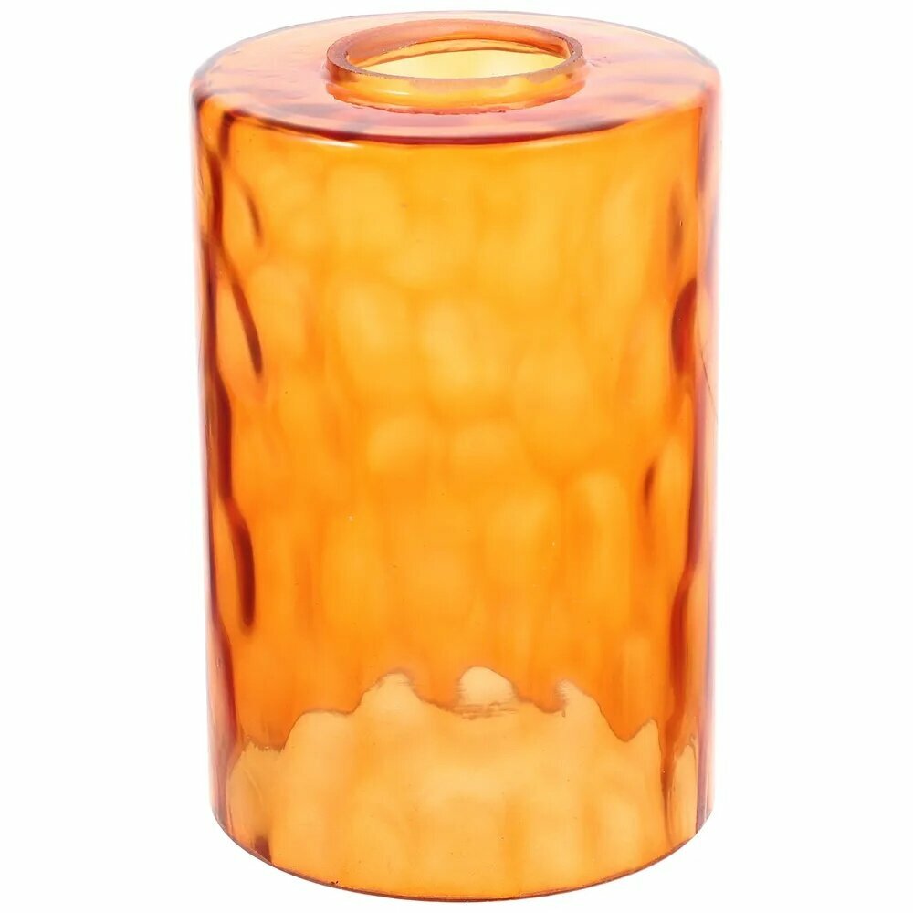 Ламповый Плафон Из Стекла Оранжевого Цвета Размером 15.00X10.00X10.00Cm Для Украсительного Освещения В Интерьере