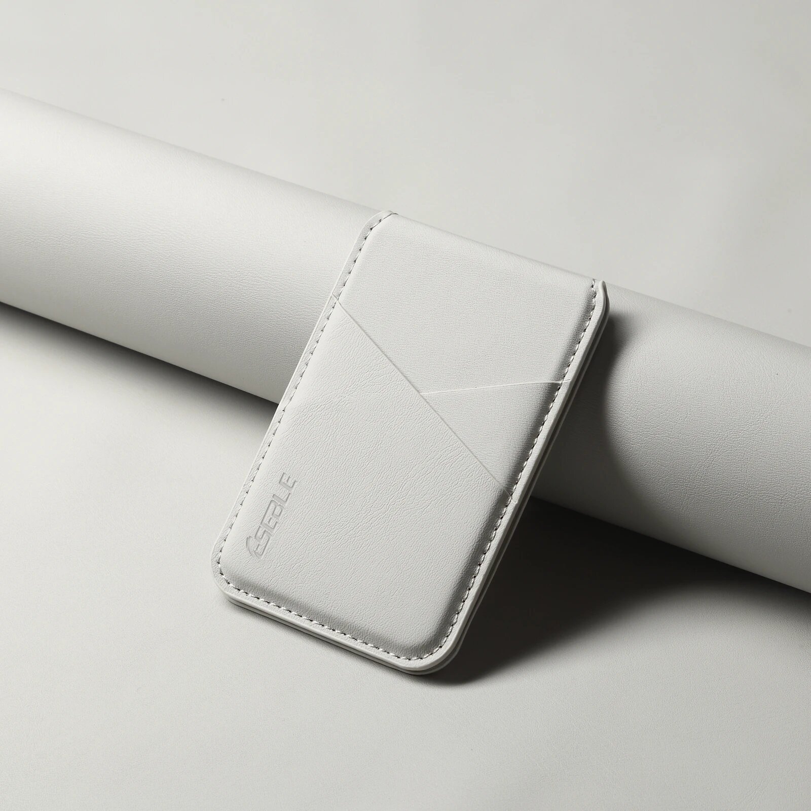 Магнитный Съемный Кожаный Кошелек Для iPhone С Поддержкой MagSafe, Держателем Для smooth white