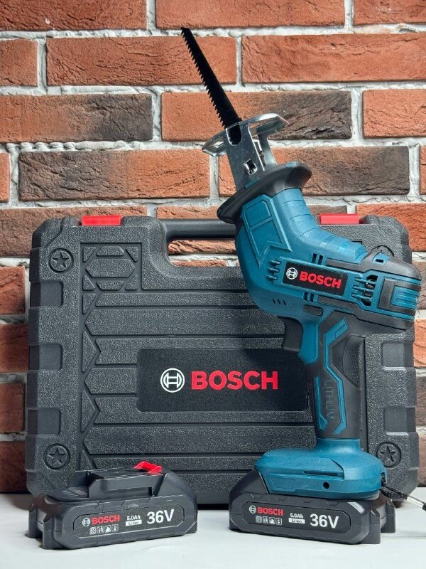 Сабельная пила Bosch по дереву и металлу / Пила сабельная Аккумуляторная 18В, 5Ah