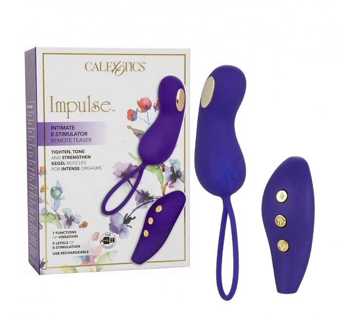 Вибромассажер с электростимуляцией Impulse Intimate E-Stimulator Remote Teaser