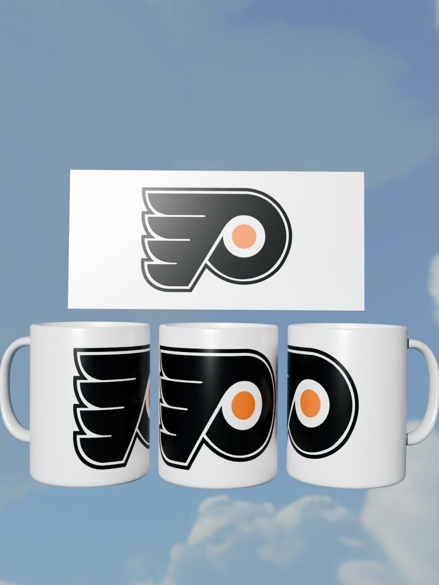 Кружка Филадельфия Флайерз Philadelphia Flyers хоккейный клуб NHL