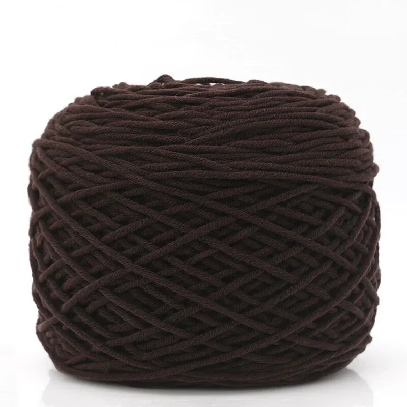 Пряжа хлопковая Comfortin, шоколад, 200м