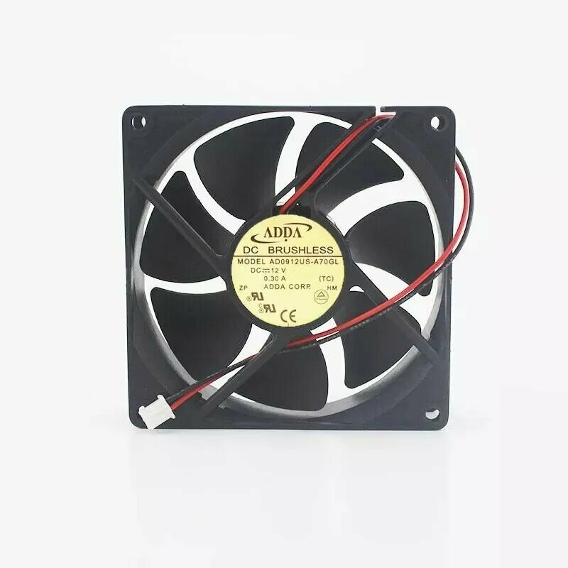 ADDA AD0912I-A70GL DC12V 0.30A 9CM 9025 2-проводной шасси, вентилятор охлаждения -
