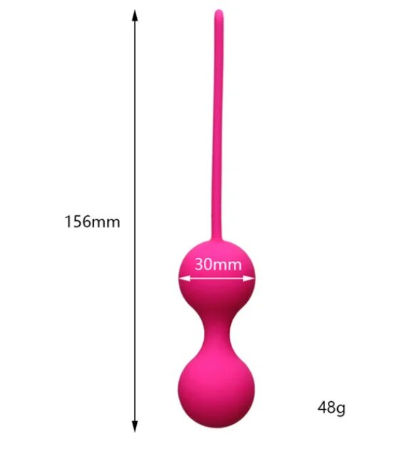 Вагинальный массажер Pink M, 156 мм, 48 г