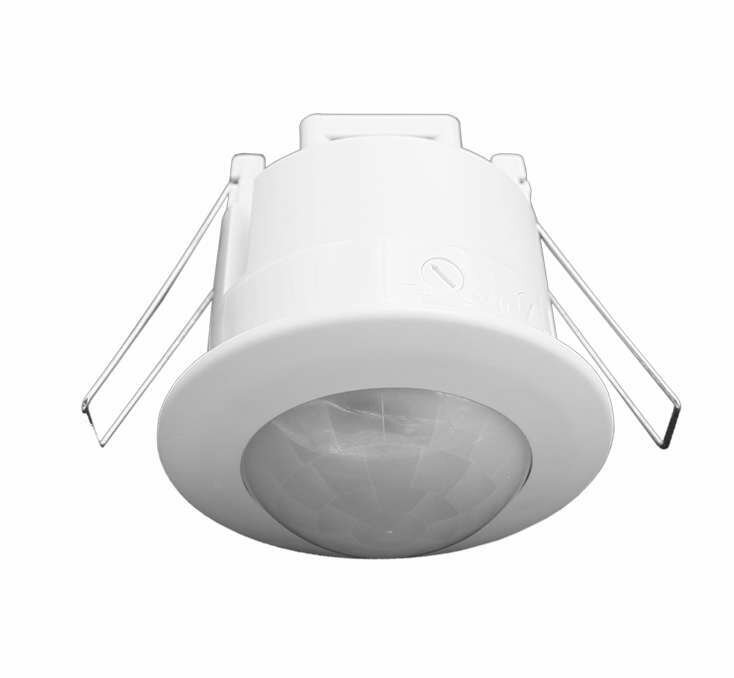 Датчик движения Jazzway PMS-IR 201, 1200 Вт, 360 градусов, 6 м, IP20, белый