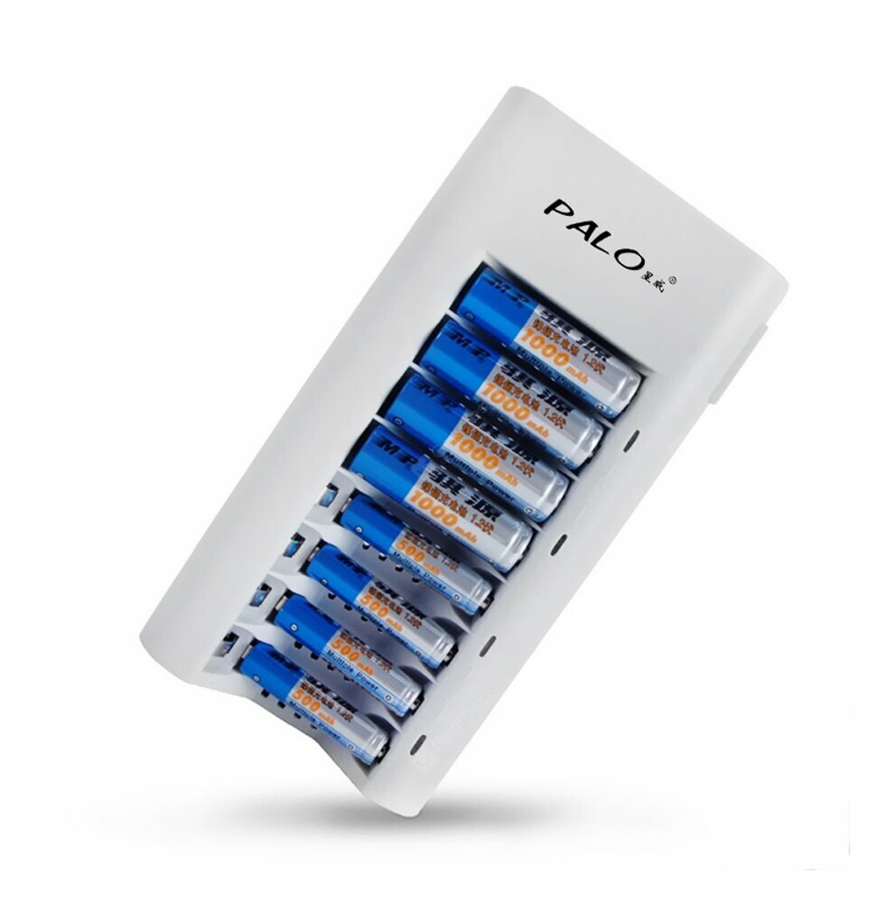 Зарядное устройство PALO PL-NC12 8 ячеек AA/AAA