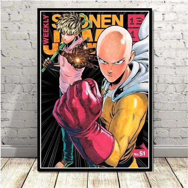 One Punch Man холст для стен