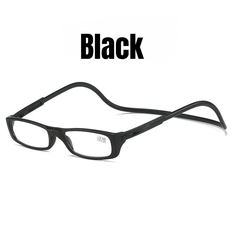 Прозрачные ацетатные очки Stone Man BLACK, Черный, +350