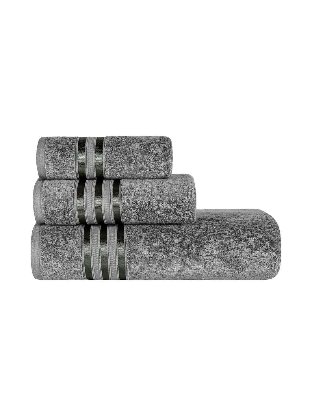 Полотенце Togas "Аркадия", банное, 100 см x 150 см, хлопок, антрацитовое