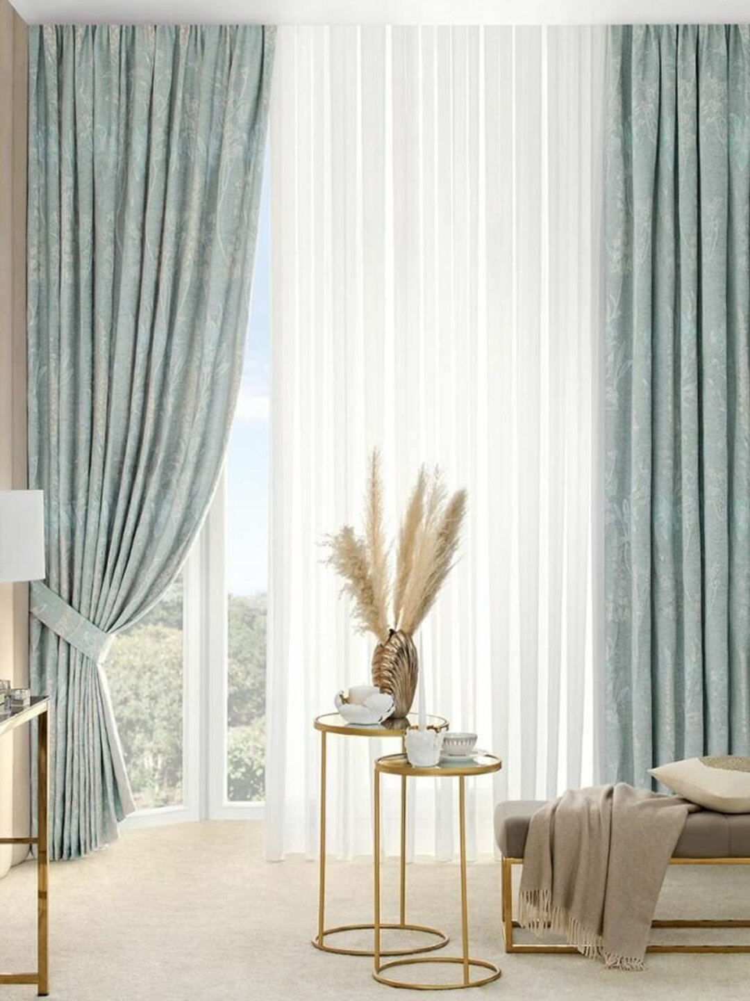 Шторы Togas "Арсе", 260 см x 300 см, с подхватами, 2 шт.