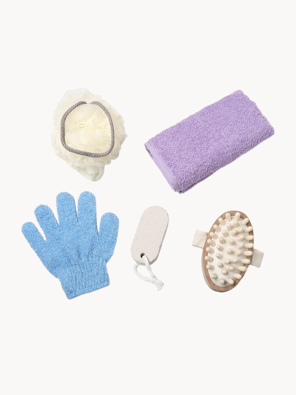 Подарочный набор Этель "Счастливой" полотенце 35х60 см и акс(5 пред)