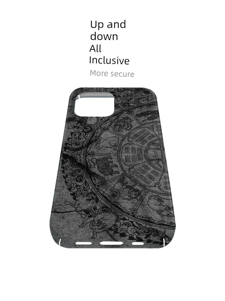 Чехол для iPhone 13 mini с рисунком Ба-Гуа, одноразмерная глянцевая оболочка, полная защита, без защиты клавиш и