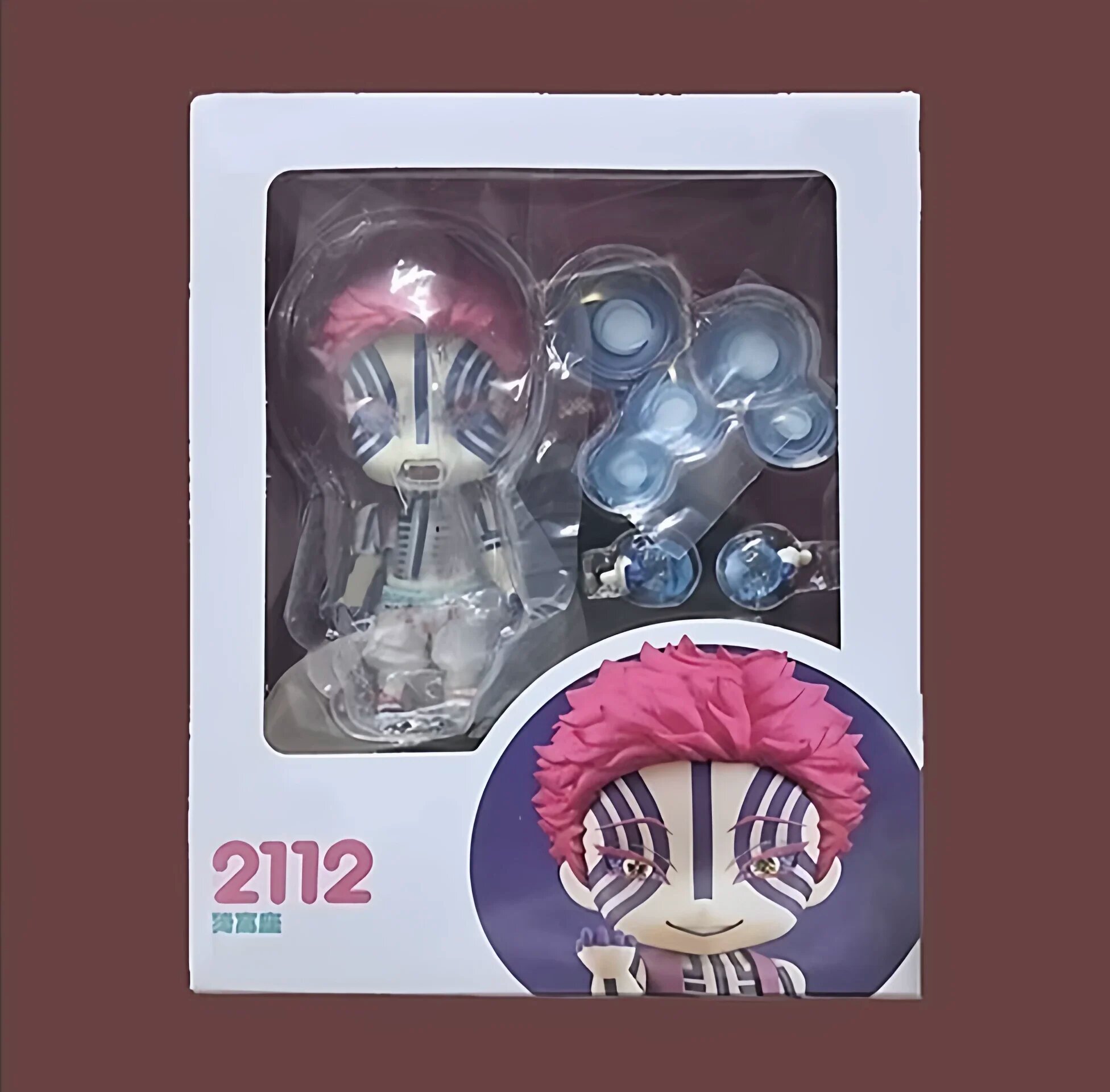 Товары в стиле аниме «Убийца демонов: Kimetsu No Yaiba Nendoroid 2112 Akaza», шарнирный настольный декоративный орнамент, фиг.