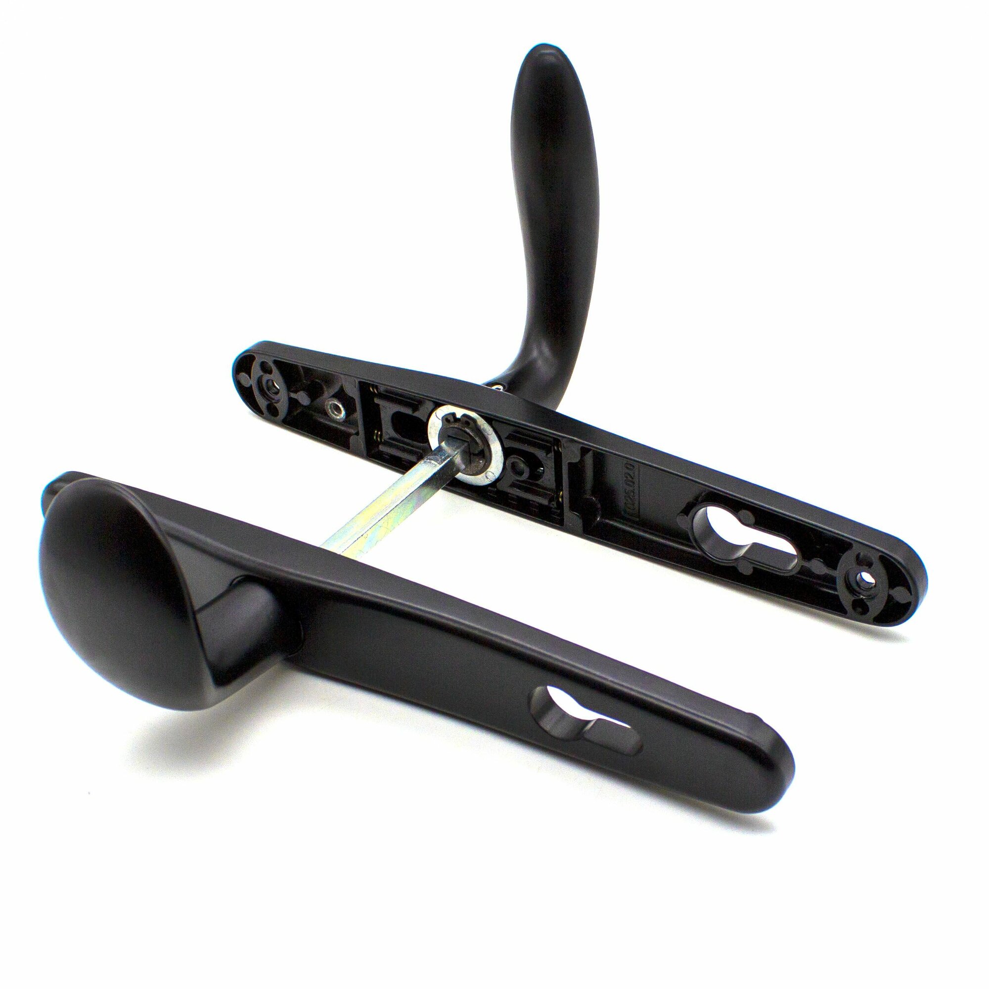 Ручка для двери черная Stublina для ограничения систем доступа межосевое расстояние 92 мм