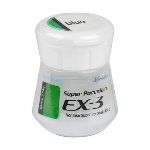 Стоматологический материал Noritake EX-3. Масса керамическая для металлокерамики Норитаки. Модификатор Blue (10 гр)
