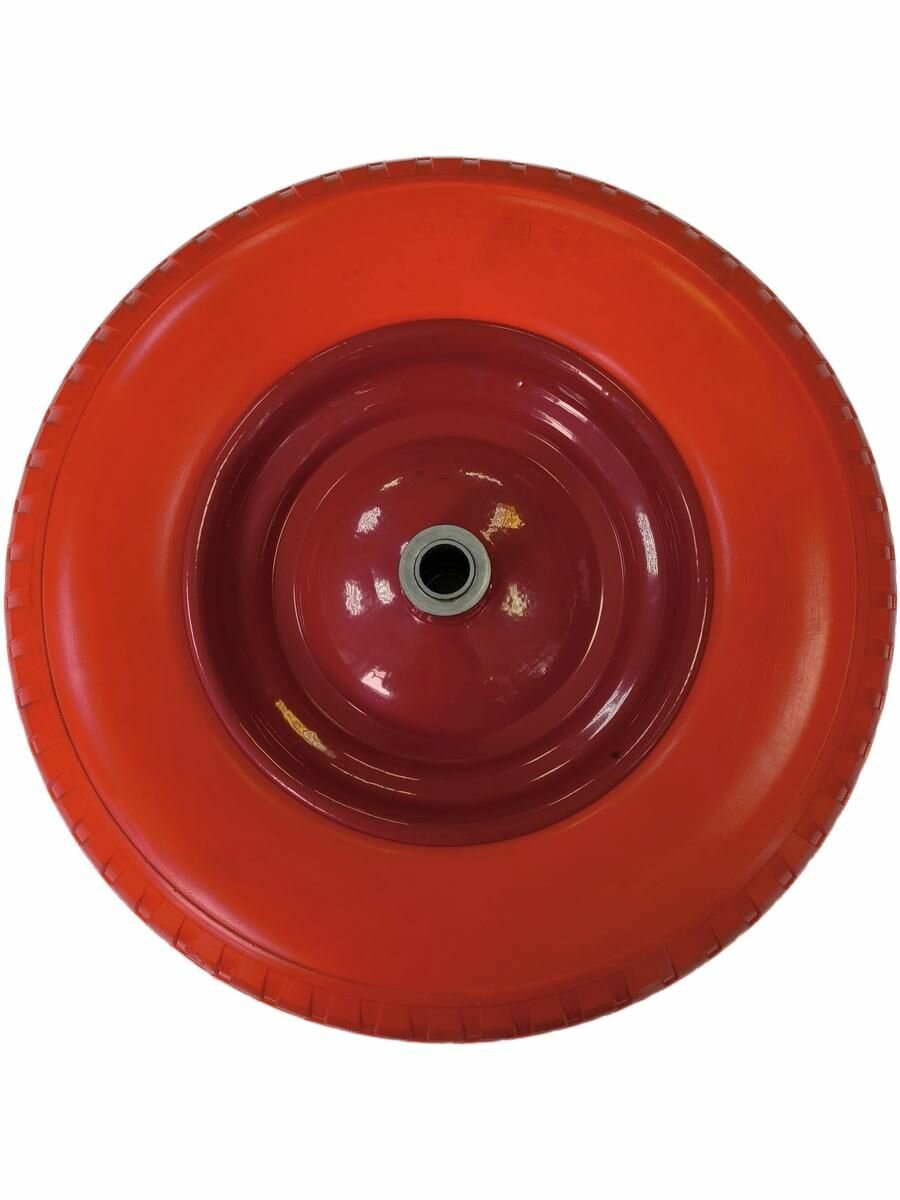 Колесо для садовой тележки 4.8/4.00-8 (литое, втулка 20мм)