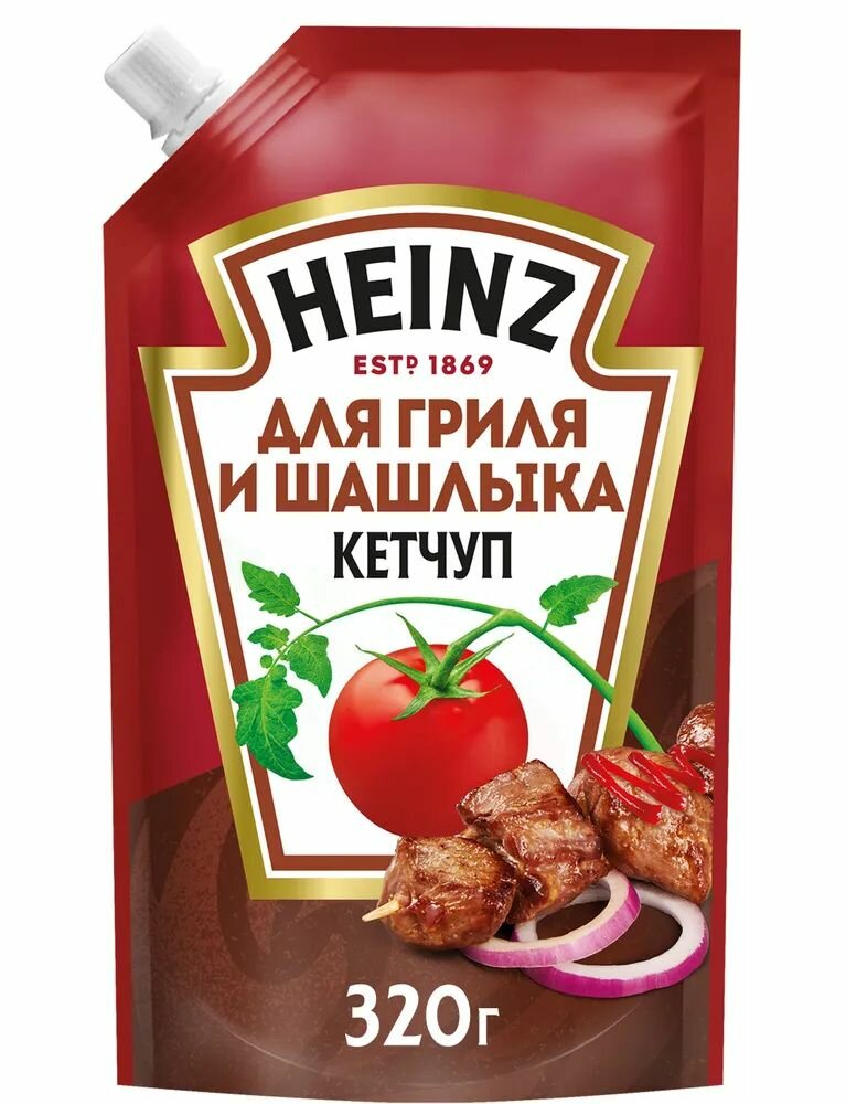 Кетчуп Heinz для гриля и шашлыка, томатный, 320 г