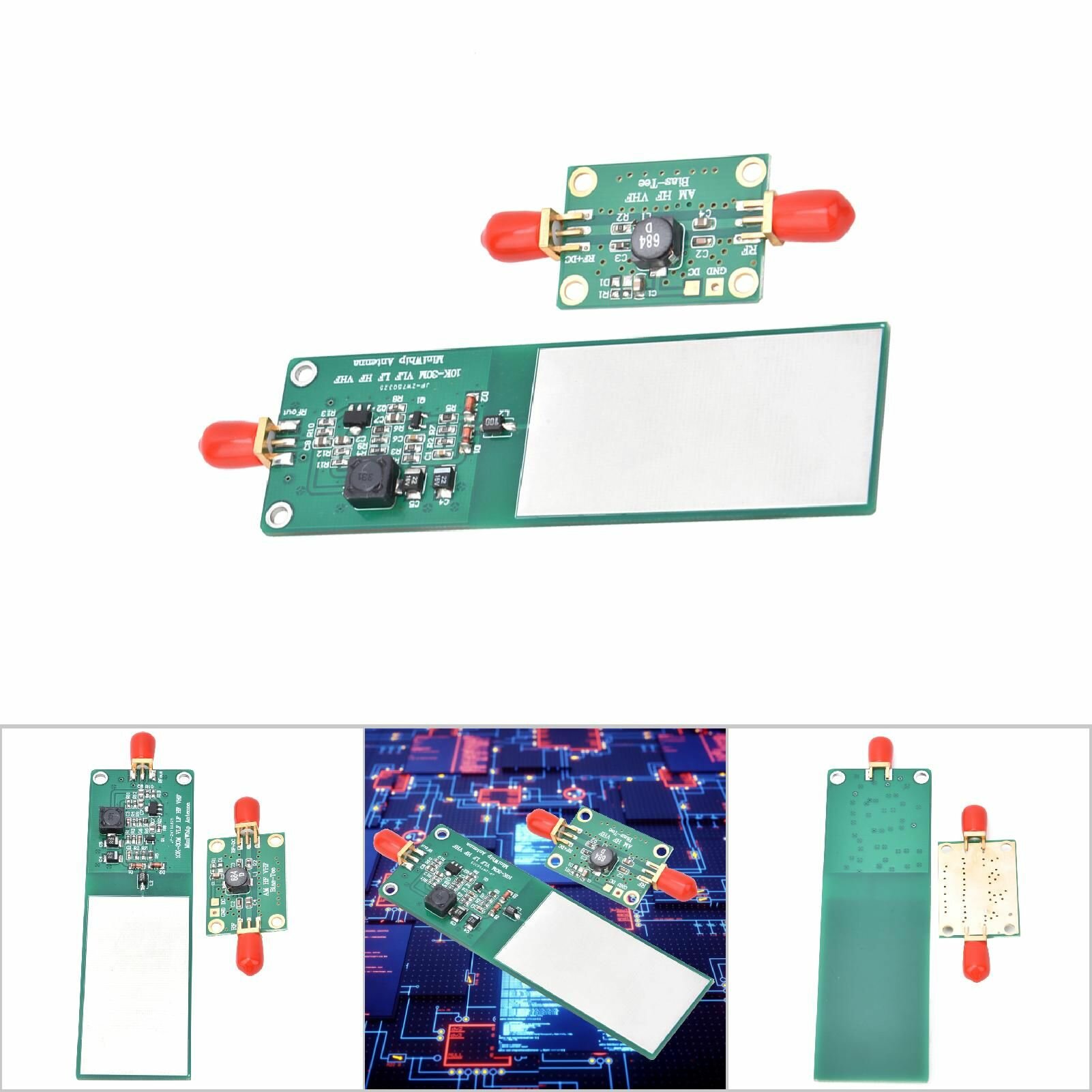 Коротковолновая активная антенна Мини-штыревой Mf Hf VHF Радиоприемник Электронные аксессуары
