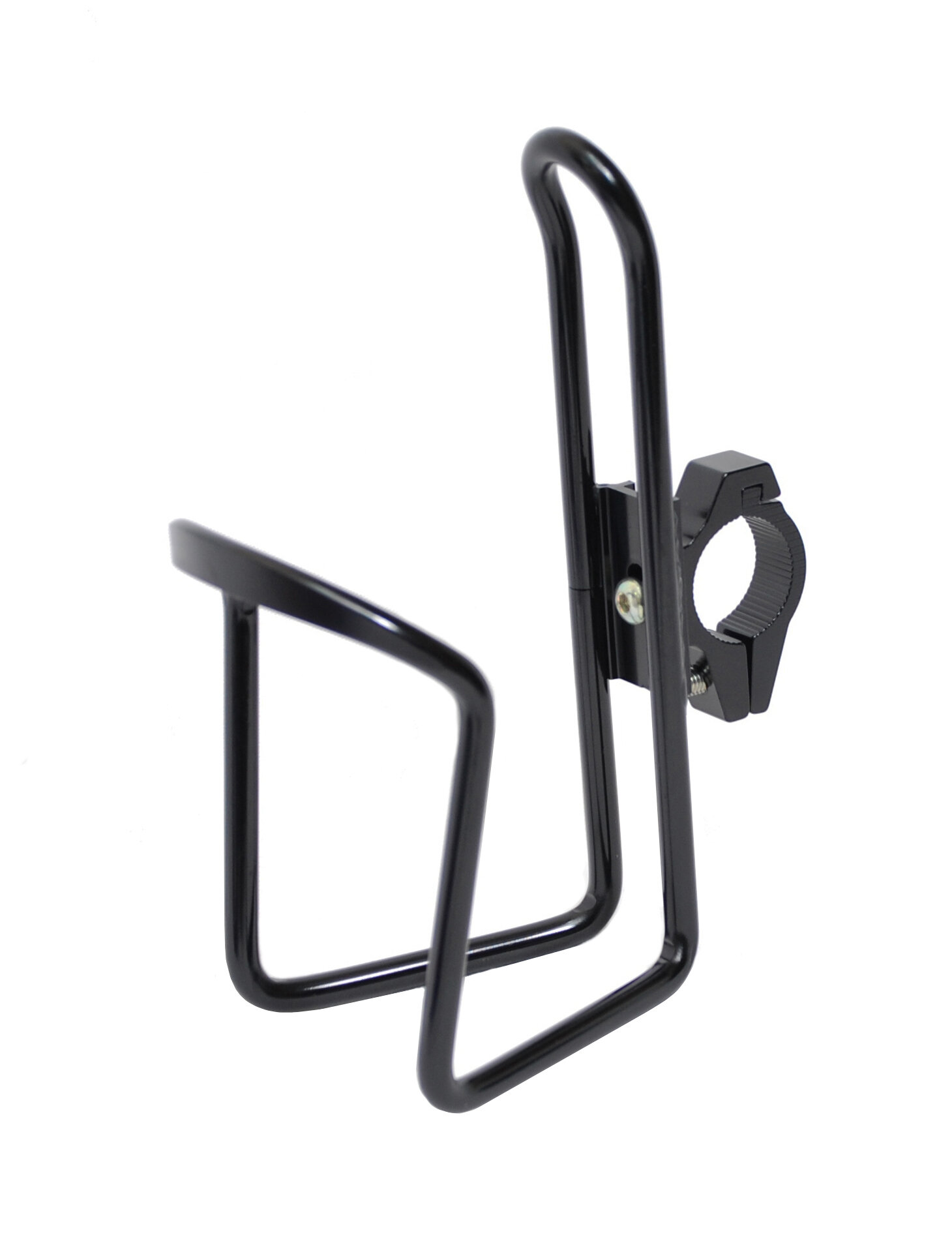 Флягодержатель велосипедный на руль 22,2 алюминиевый черный