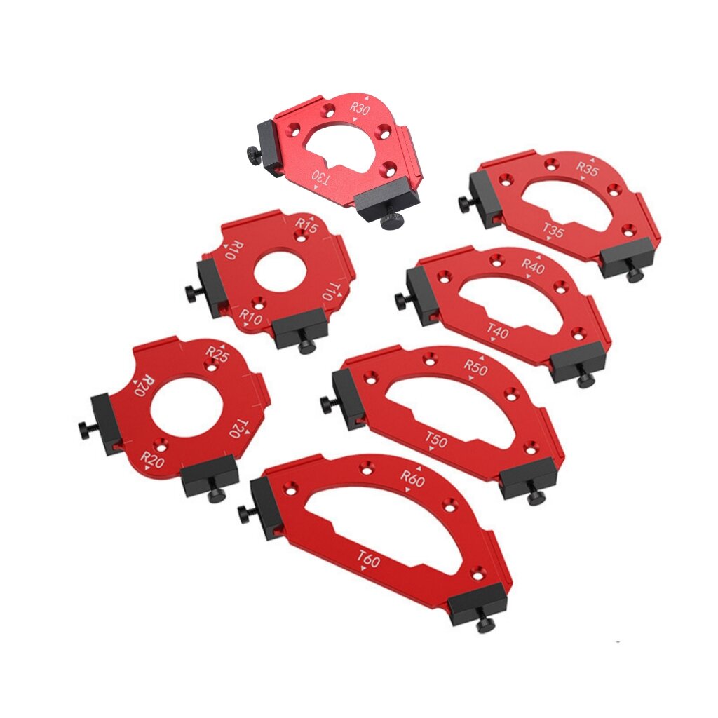 Деревообрабатывающие Шаблоны С Радиусом Круглого Угла Стола Фрезера Приспособления Для Радиуса Угла Деревянной Доски Дуги Режущий Вспомогательный Инструмент