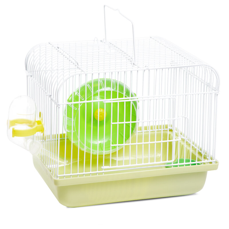 Triol Клетка YD259O для мелких животных, эмаль, оливковая, 22,5*17*19см