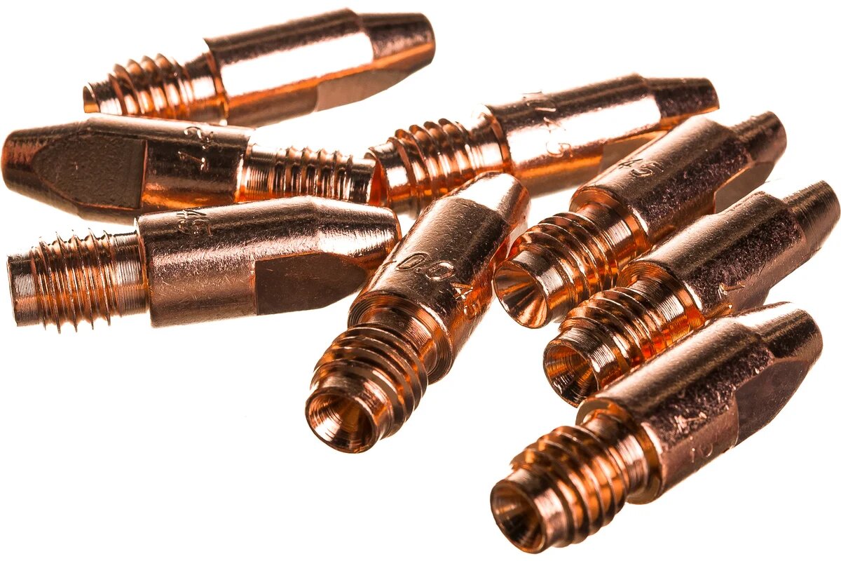 Сварог Наконечник сварочный набор 10 шт E-CU М8 1.2 мм MS ICU0005-12R 97114 серия