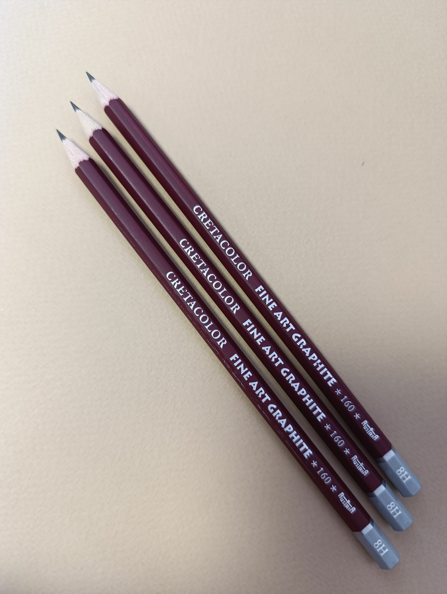 Карандаш чернографитные FineAtt 8H 3 шт