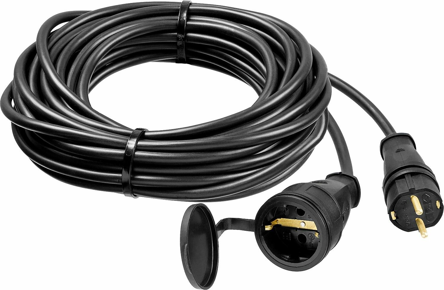 Силовой удлинитель-шнур STAYER RC-315, КГ, 3x1.5 мм2, 10 м, 3700 Вт, IP44 55026-10