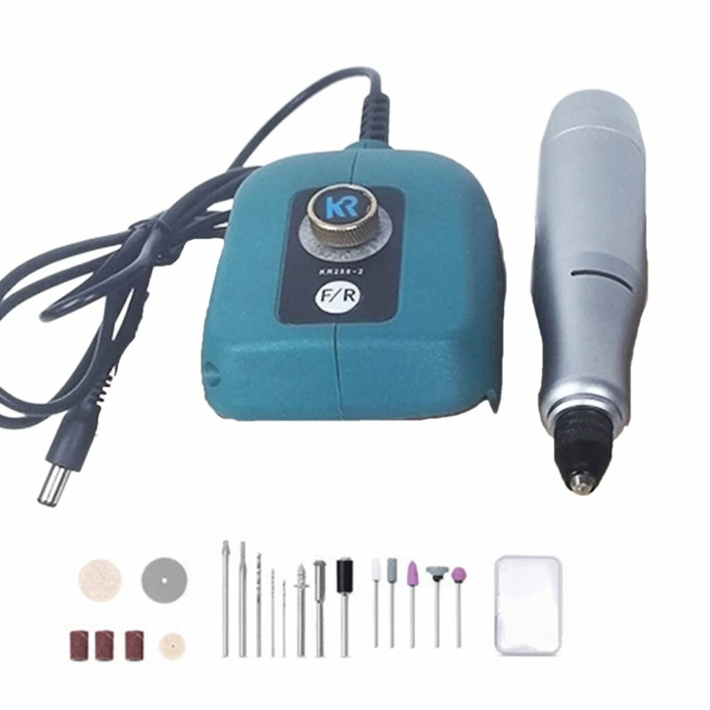 (1шт) Корпус из алюминиевого сплава с бесступенчатой регулировкой скорости вперед и назад, электрическая дрель DIY