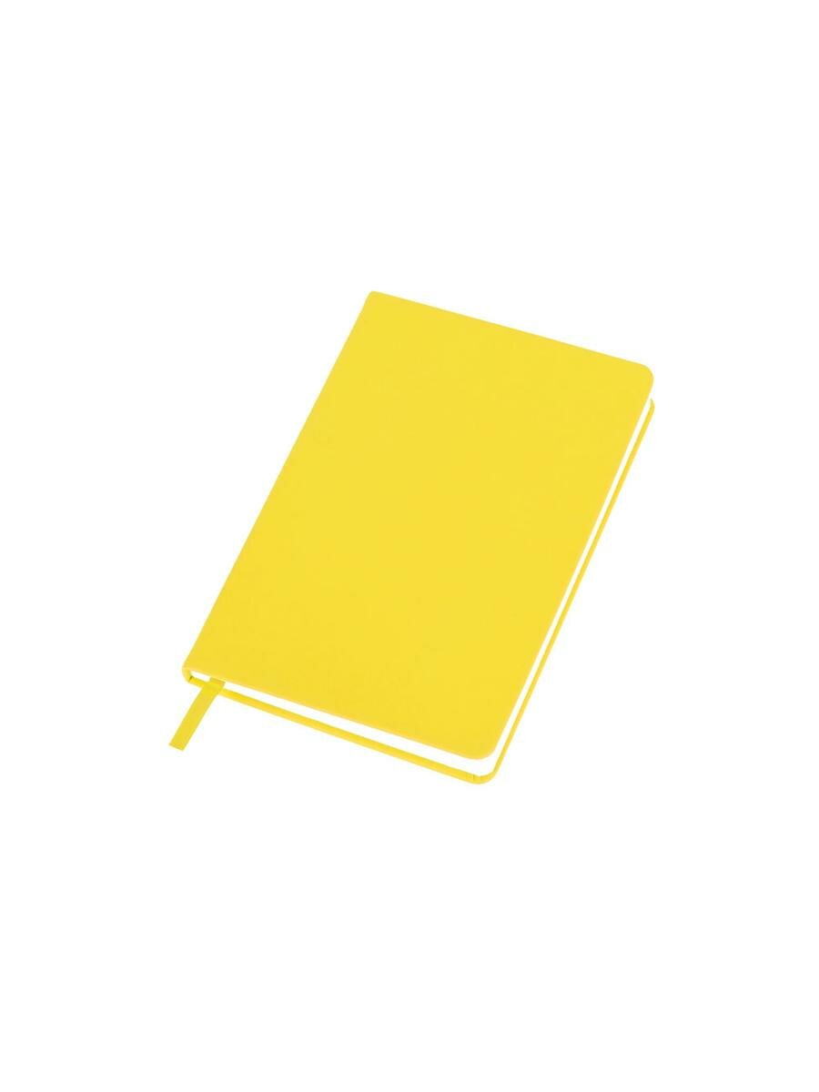 Бизнес-блокнот А5 «C2» soft-touch, цвет желтый