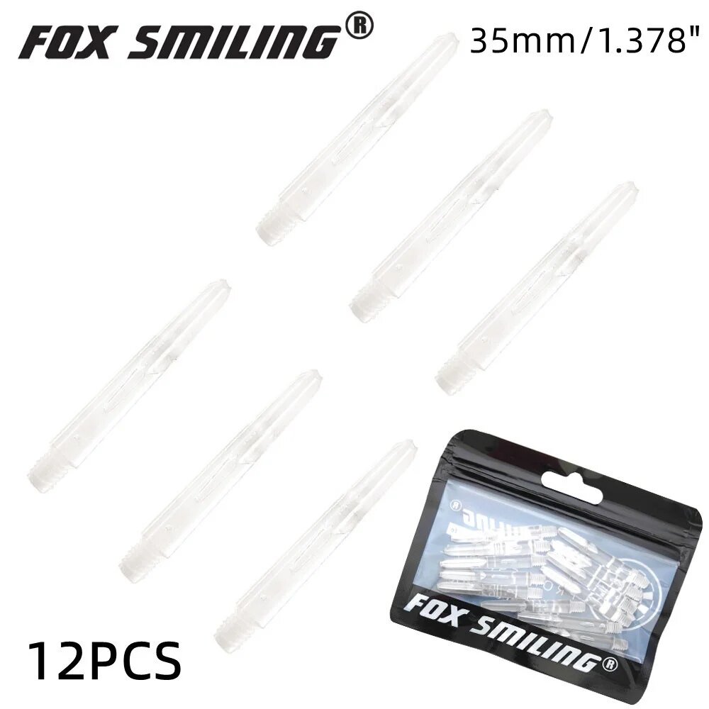 Fox Smiling стержни для дартса, 12 шт, Белый