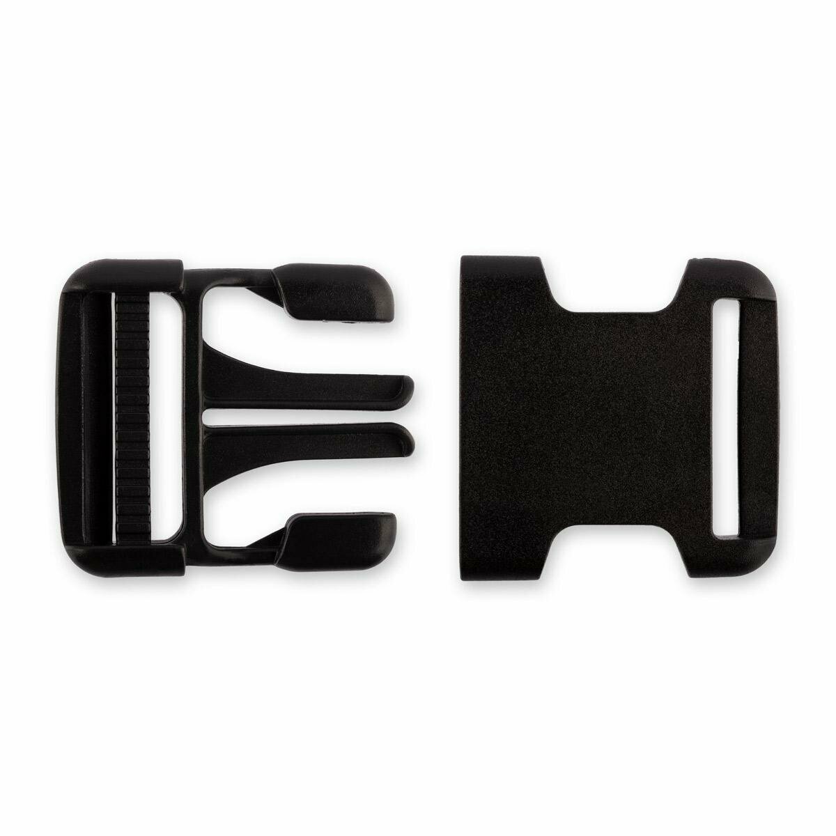 SB06 Пряжка-замок"фастекс" "Gamma" 1.5" (38 мм) 100 шт. Черный