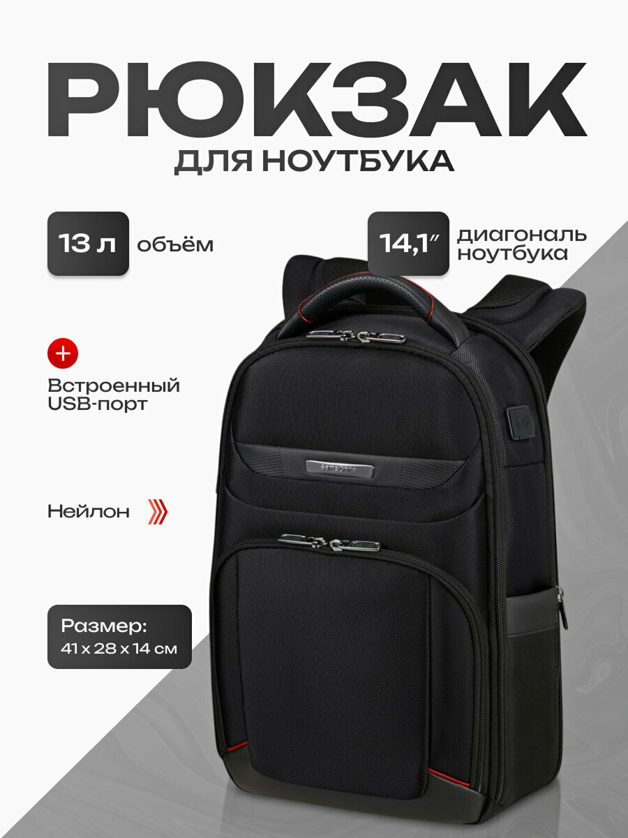 Рюкзак для ноутбука Samsonite PRO-DLX 6 14.1, черный