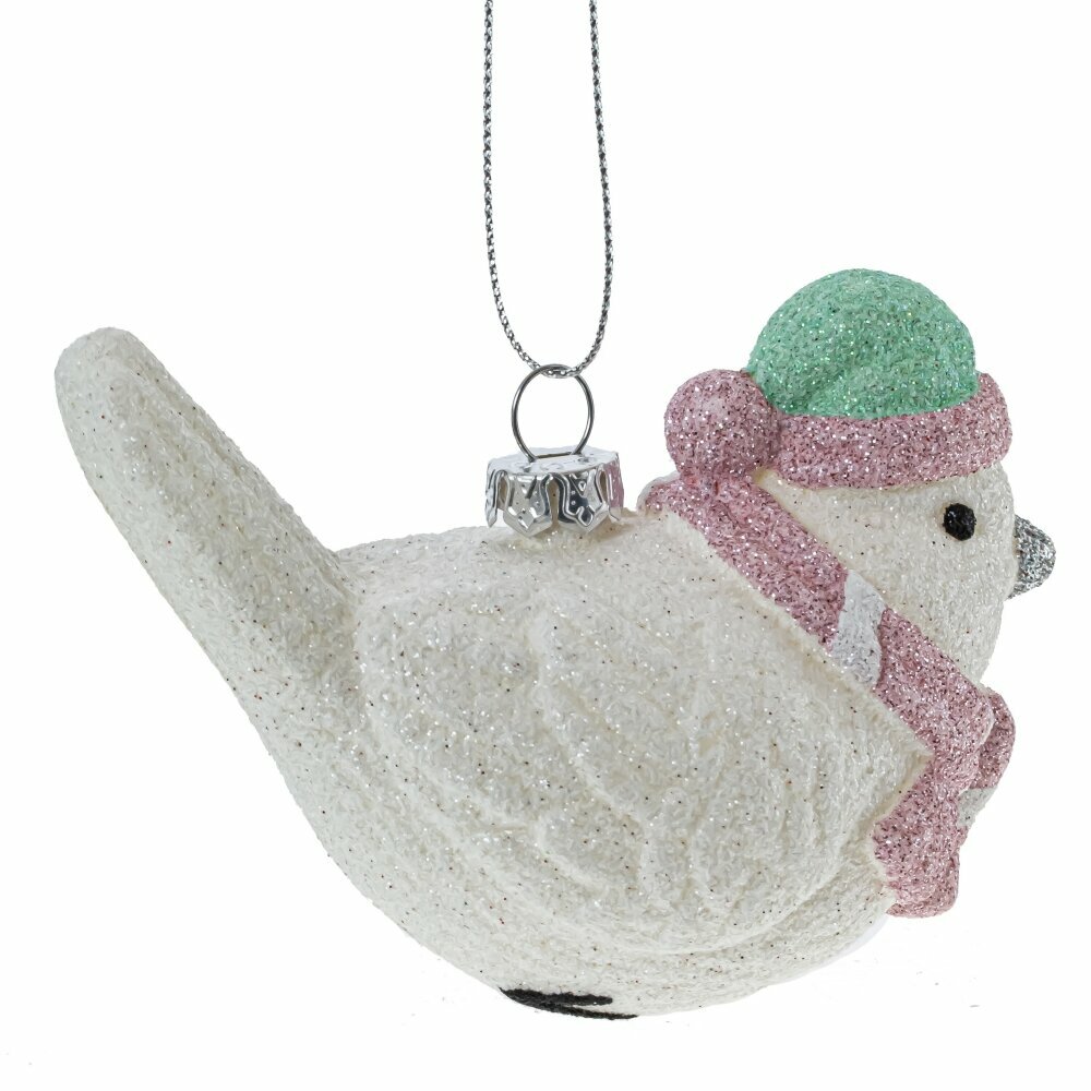 Елочная игрушка Птичка, 11,5х6х8,5 см KSM-934578