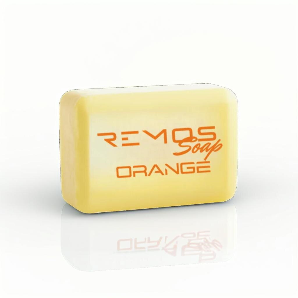Мыло туалетное REMOS Soap Orange с абразивом. От сильных загрязнений, Биоразлагаемое.