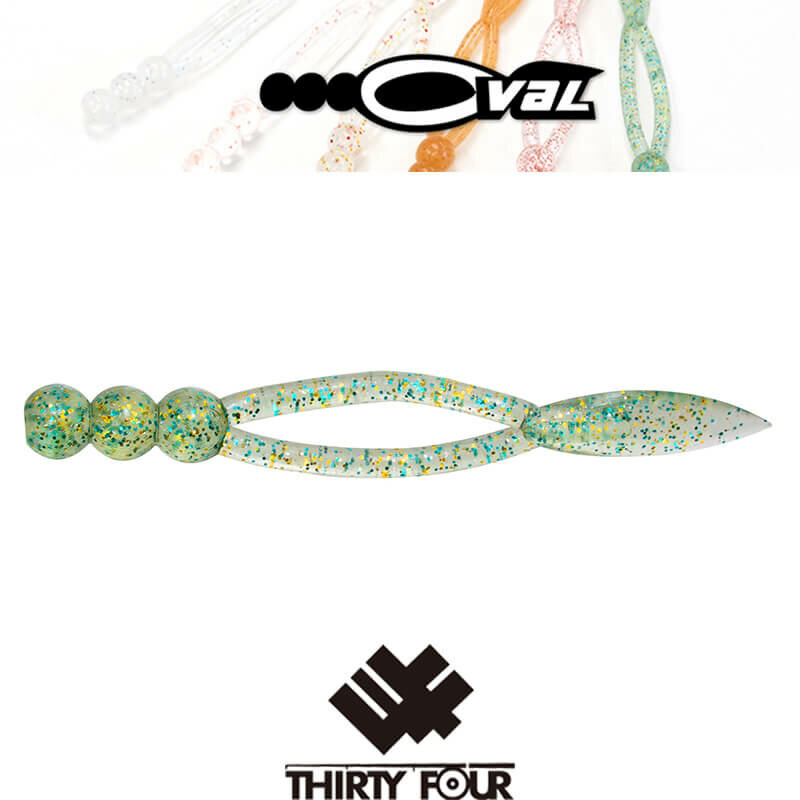Силиконовая приманка Thirty34Four Oval 2.2" Komorebi