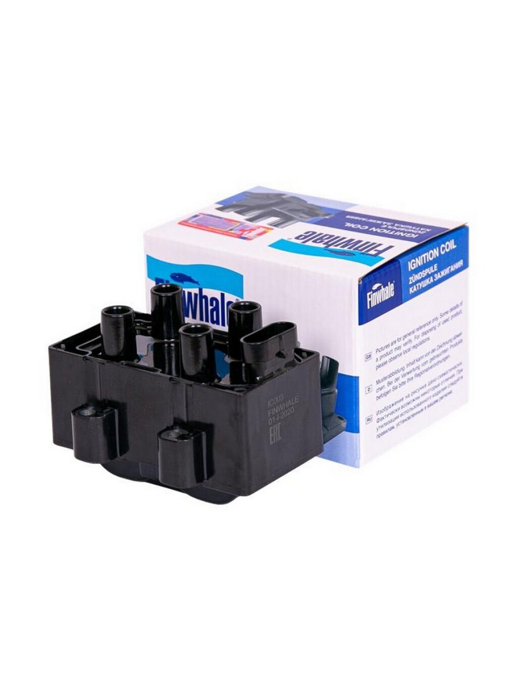 Катушка зажигания модуль для а/м Lada Largus, Renault Logan (8 клап.) FINWHALE