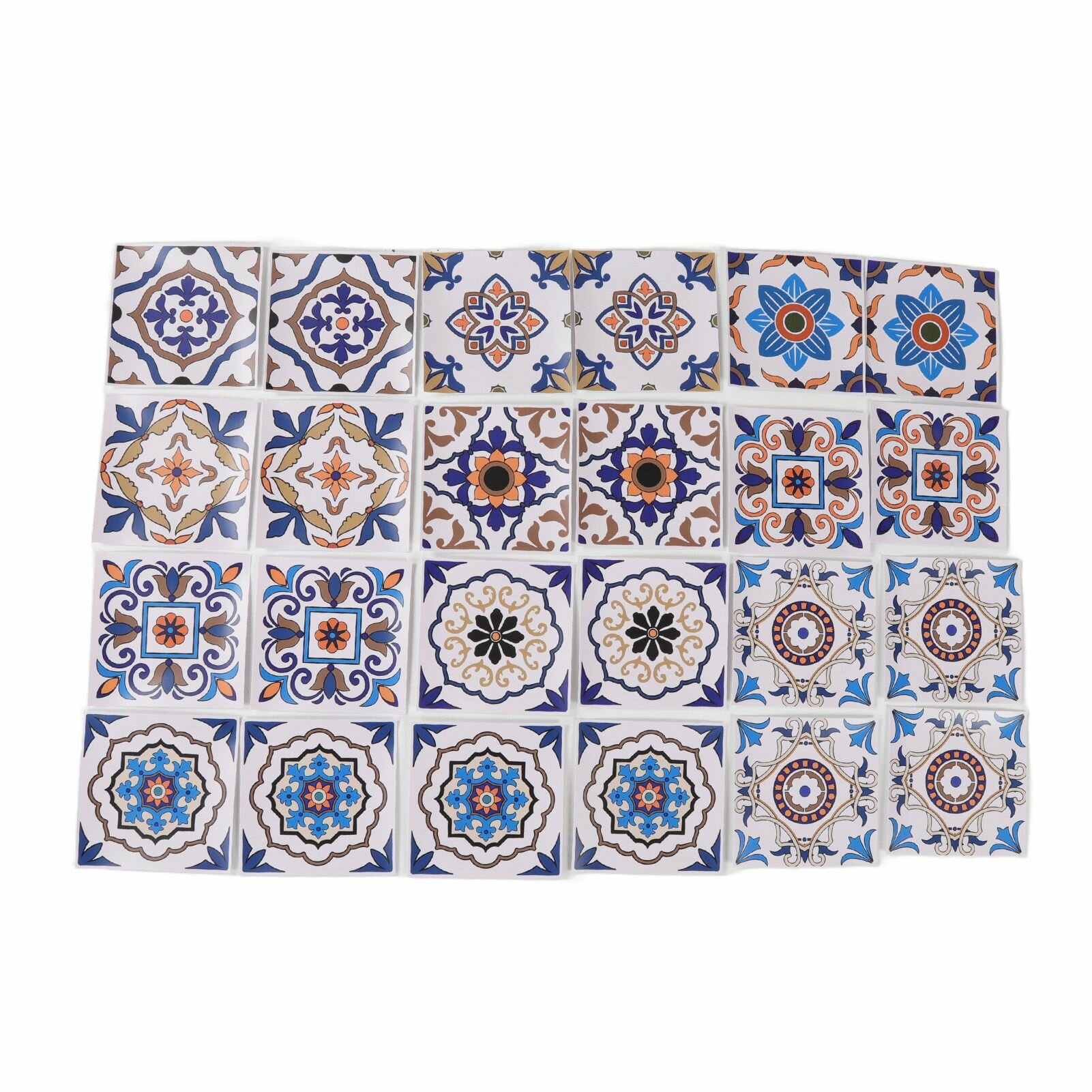 24 шт. водостойкие наклейки на кухню, ПВХ, 15x15 см, для декора стен