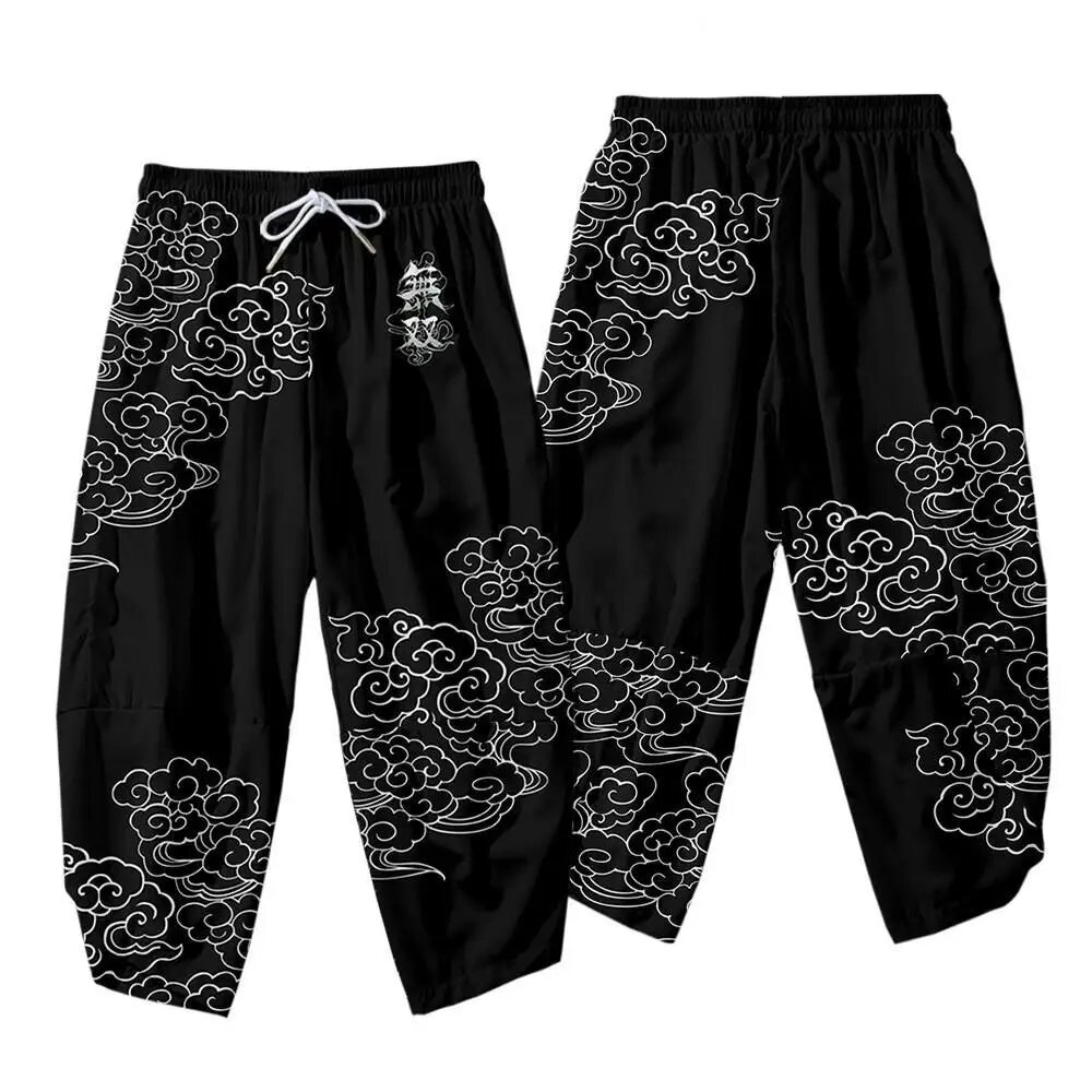 Японский кимоно комплект CEARPION полиэстер Черный, 2XL, Pants 3