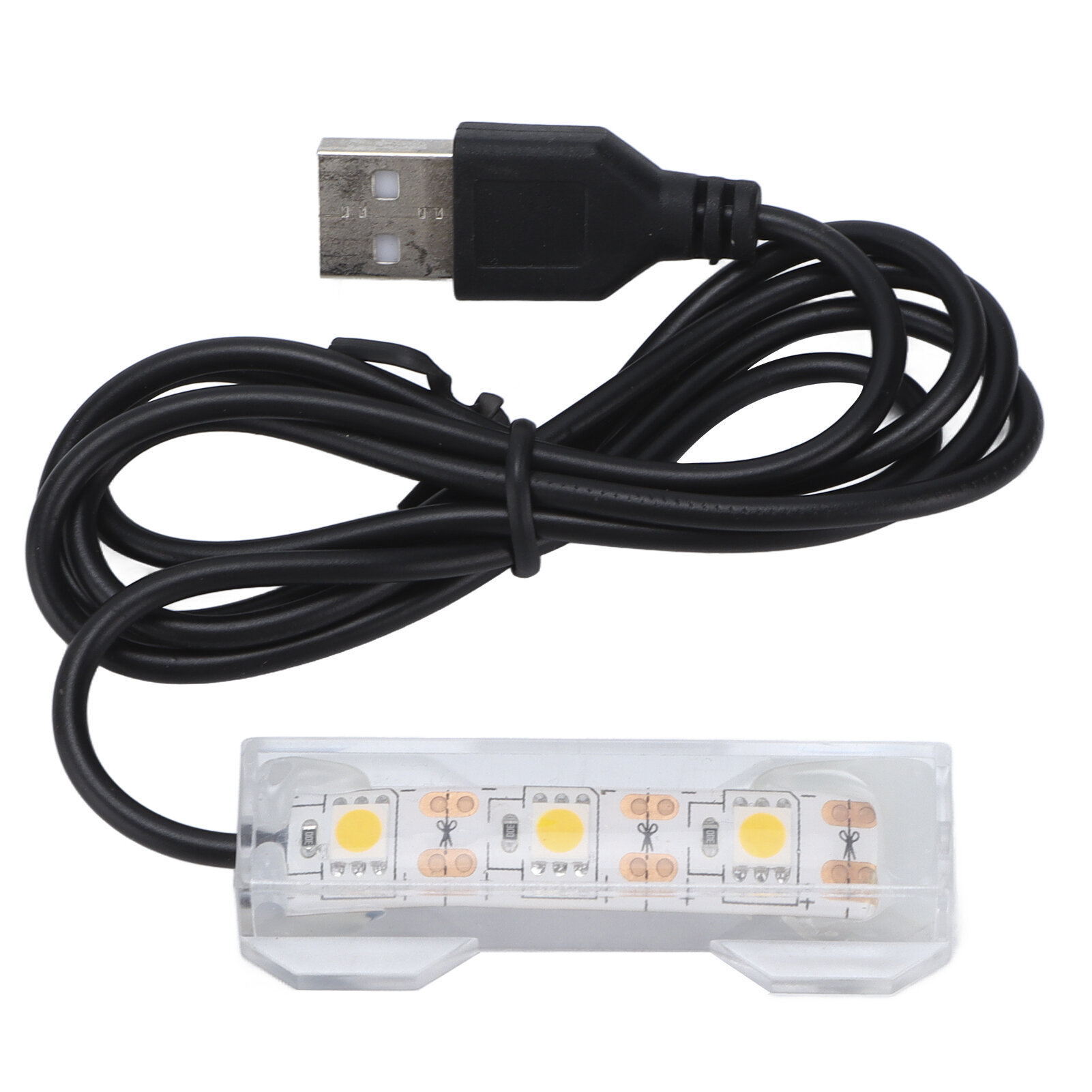 LED Свет для Аквариума с USB Зарядкой, Пластиковый Светильник для Рыбного Бассейна