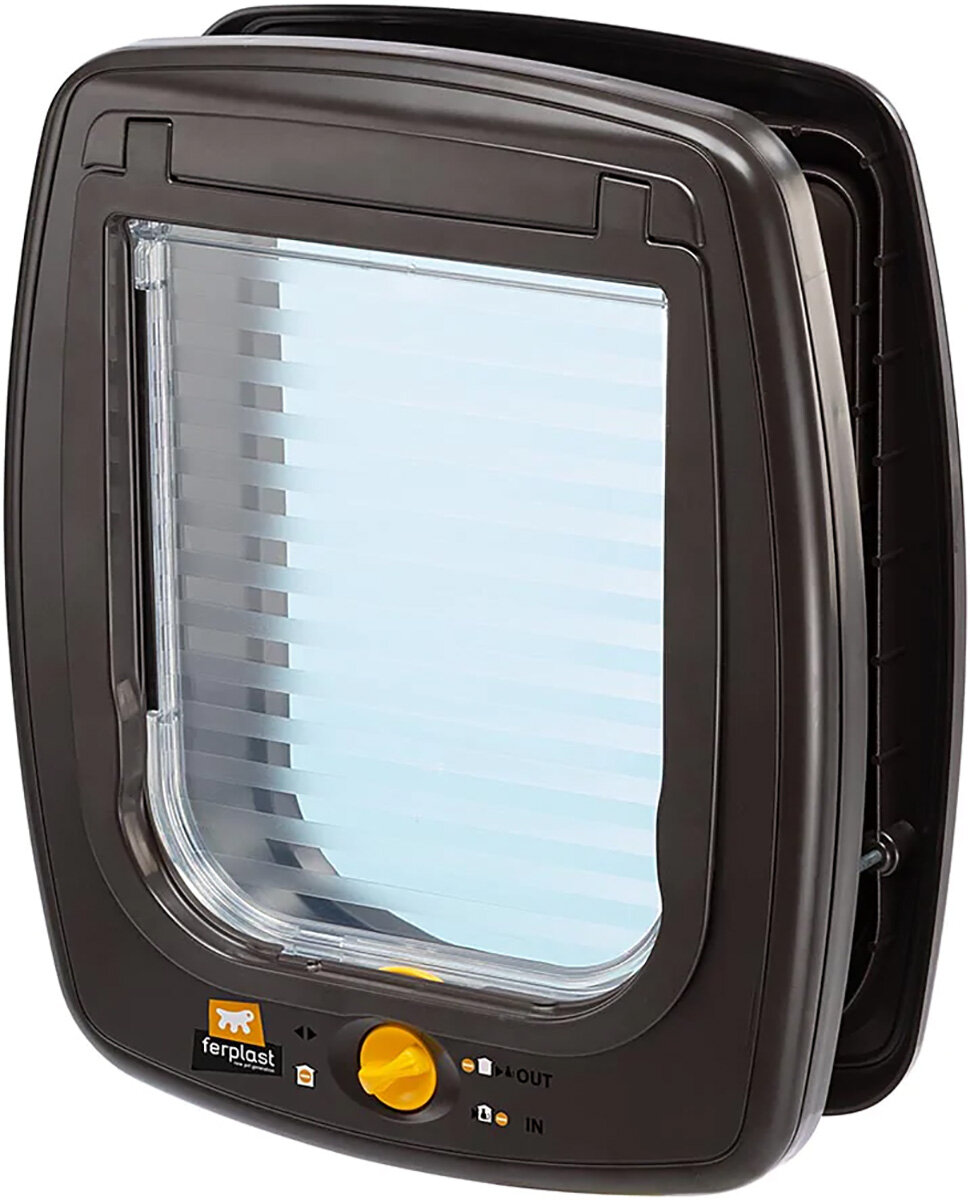 Автоматическая дверь FERPLAST SWING 9 для кошек 26,2 х 10,2 х 31,2 см (коричневый)