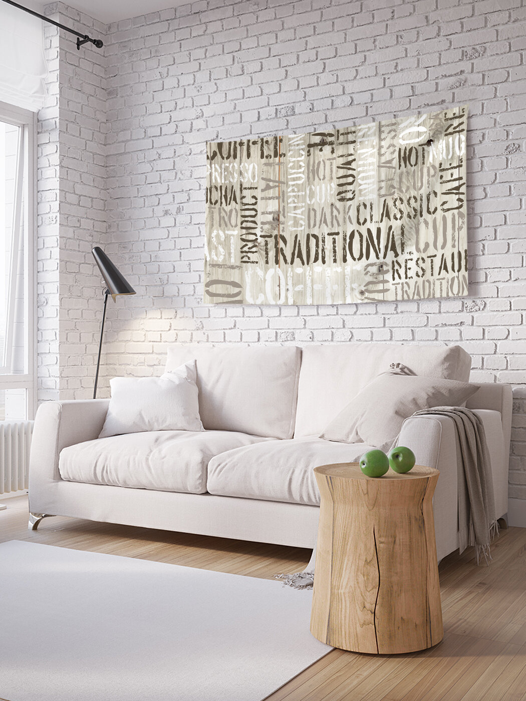 Фотопанно на стену горизонтальный постер 100х150 "Обои моей комнаты", JoyArty