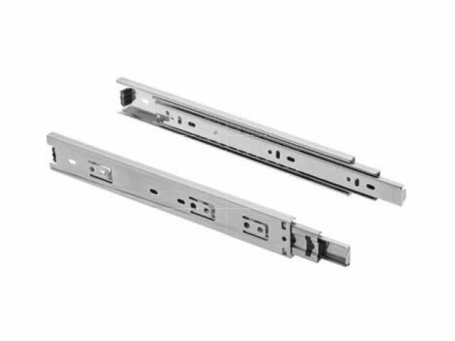 Направляющие GTV GX1, шариковые, полного выдвижения, 45мм, 650мм