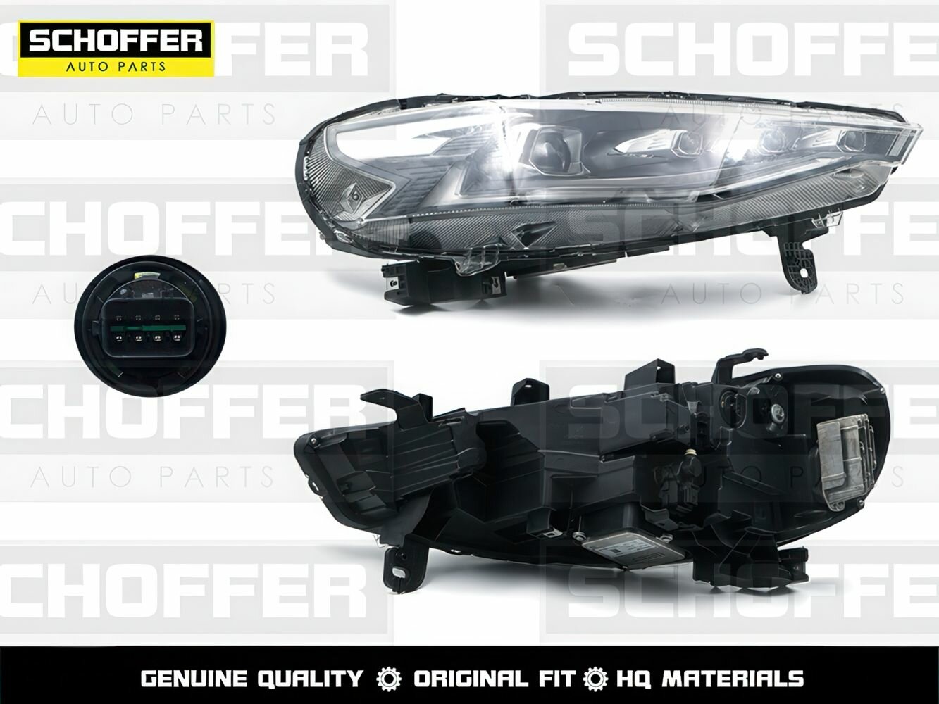 Фара правая LED светодиодная с корректором, для Хавал Ф7 I 2019-2022 Haval F7 I 2019-2022, артикул SHF-12065, производителя SCHOFFER