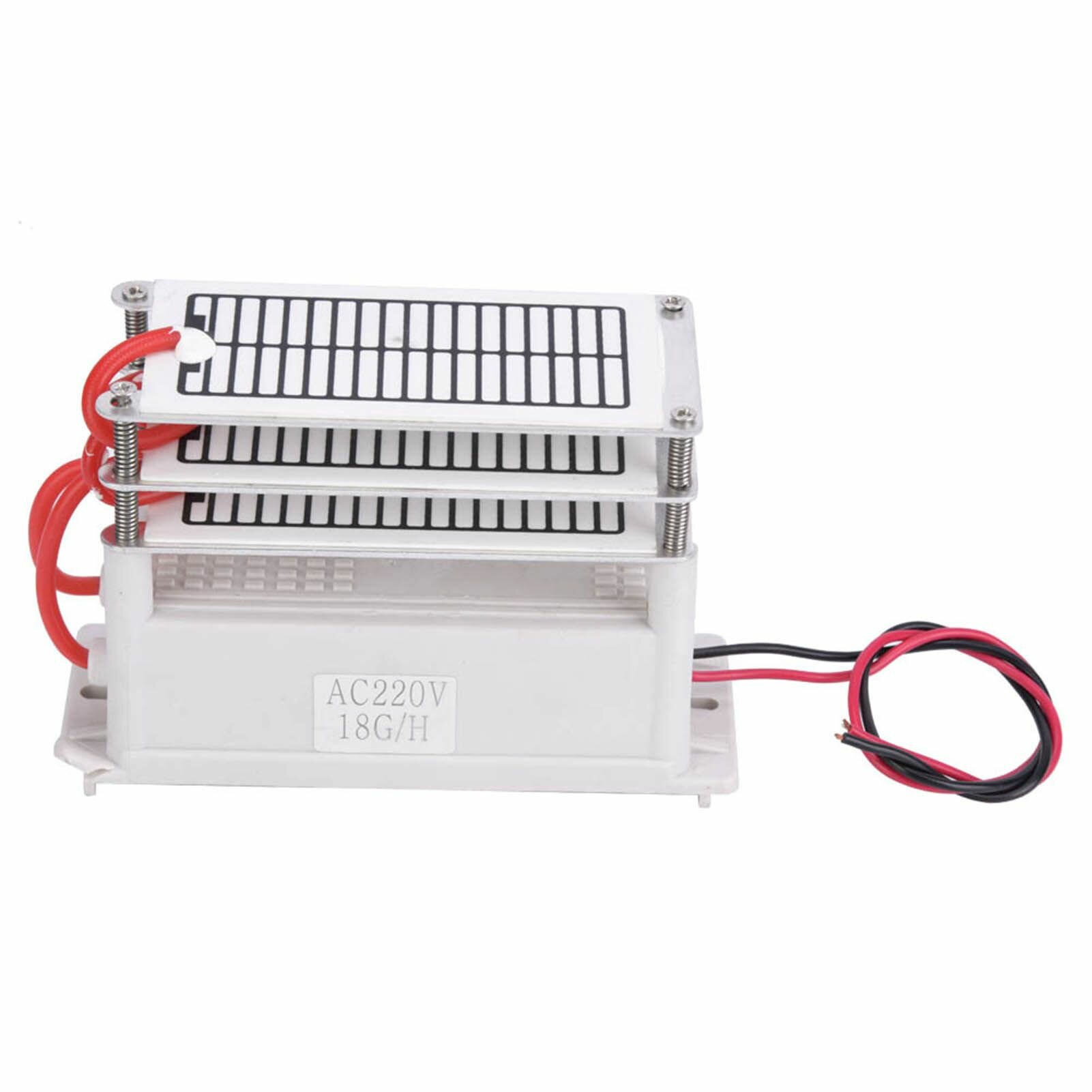 Керамический пластинчатый генератор озона для дома, 18 г, 220 В, встроенный бытовой очиститель запахов и воздухоочиститель с простым управлением